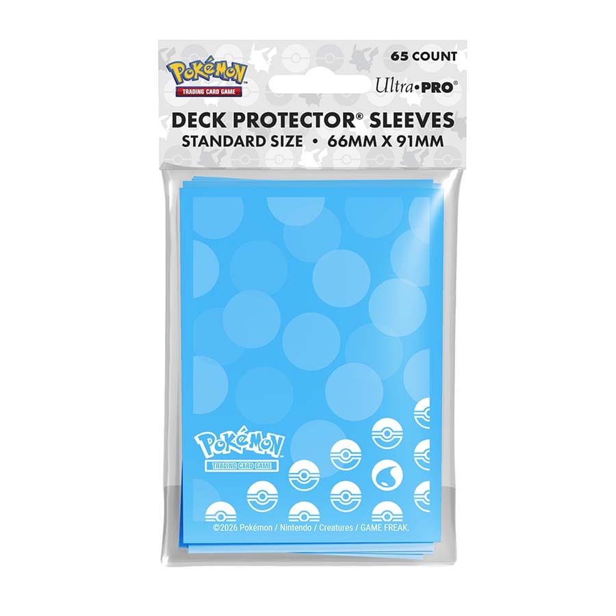 ULTRA PRO: POKEMON: DECK PROTECTOR SLEEVES: ENERGY: WATER TYPE (65CT ...
